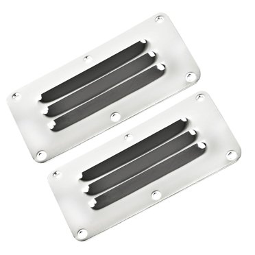 Perko 0315DP1CHR Clam Shell Ventilator - Chrome Plated, 1-5/8" x 1-1/2 ...