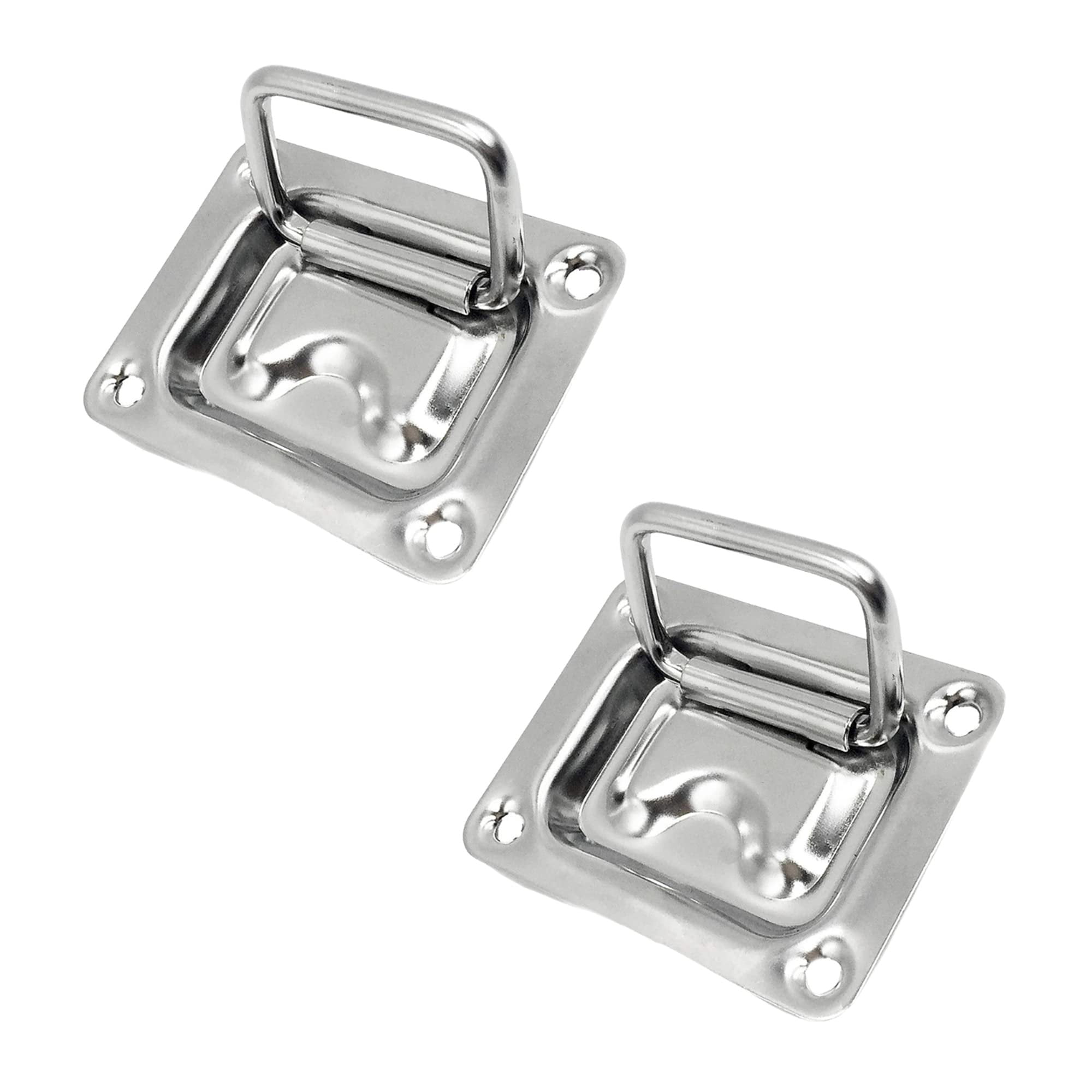 MARINE CITY Hatch Lift Handle Ring Pull 304 Stainless Steel Flush ...