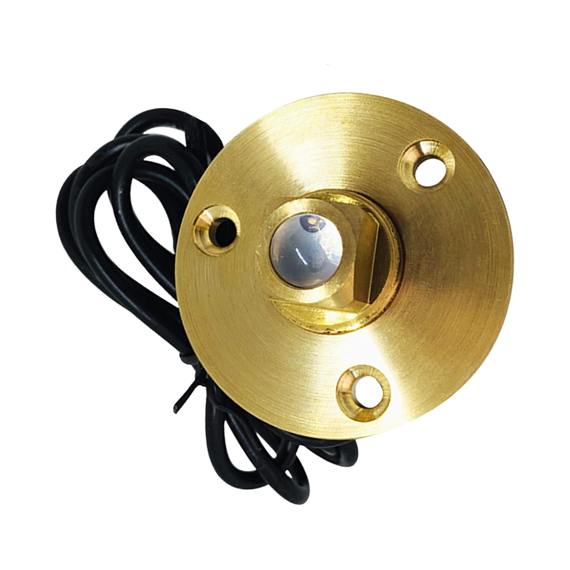 Marine City Underwater Blue LED Drain Plug Light, Brass with Bronze ...