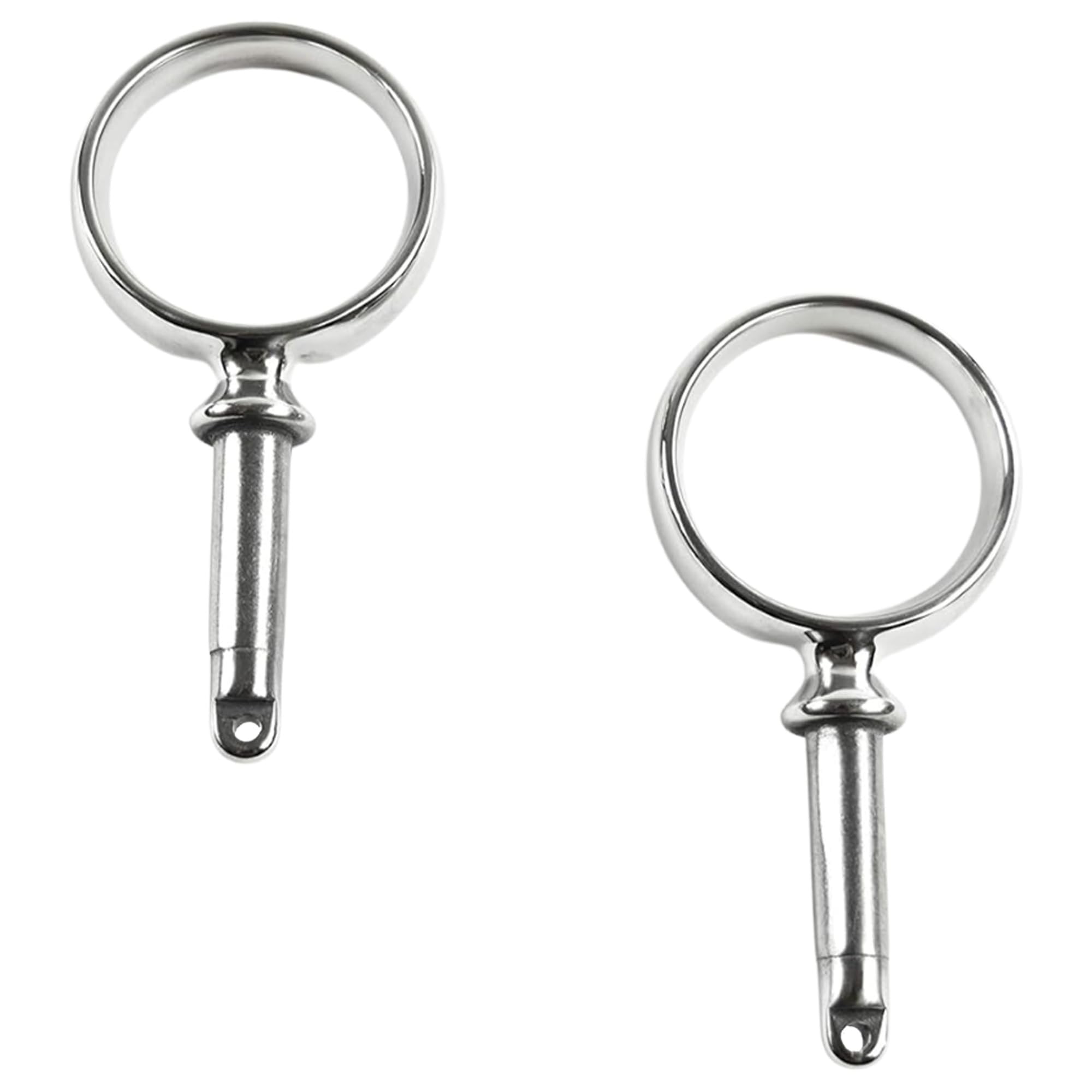 MARINE CITY Round Rowlock Oarlock, 316 Stainless Steel, 2 Inches, Heavy ...