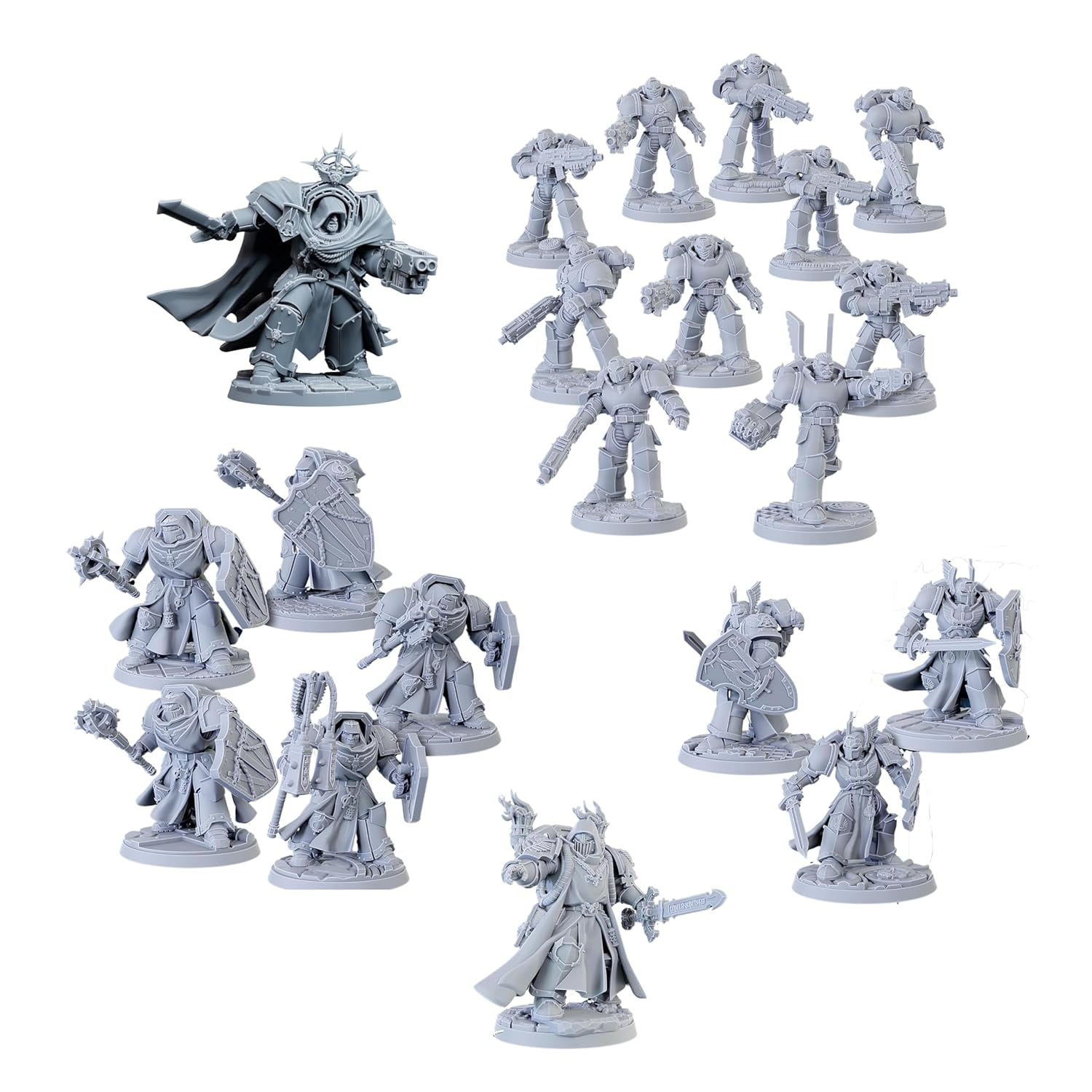 Marine Combat Patrol - Vengeful Angels | Ghamak | 3D Printed | Grimdark Tabletop Compatible ...