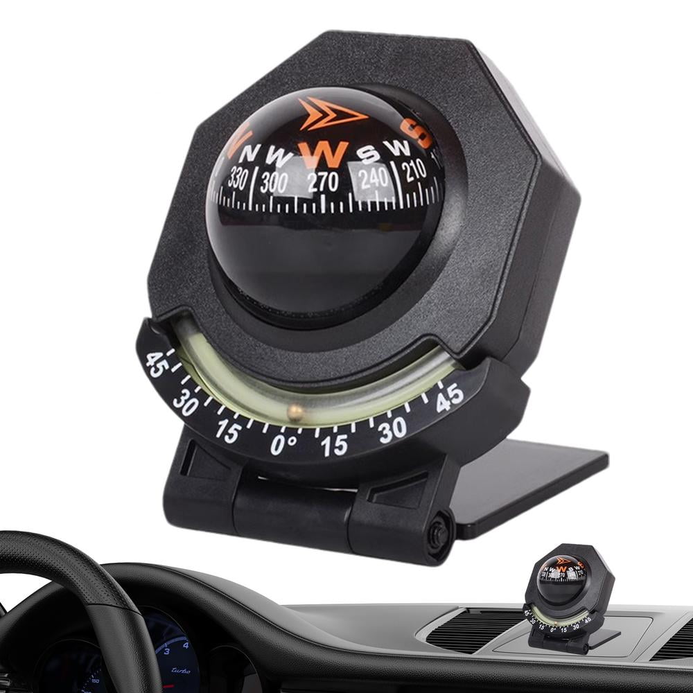 Marine Compass for Boats | Glow-in-The-Dark Car Compass 180 Degree ...