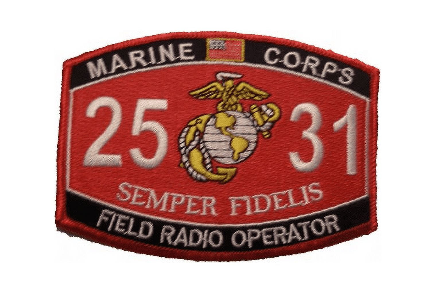 Marine Corps 2531 Field Radio Operator MOS Patch - Veteran Owned ...