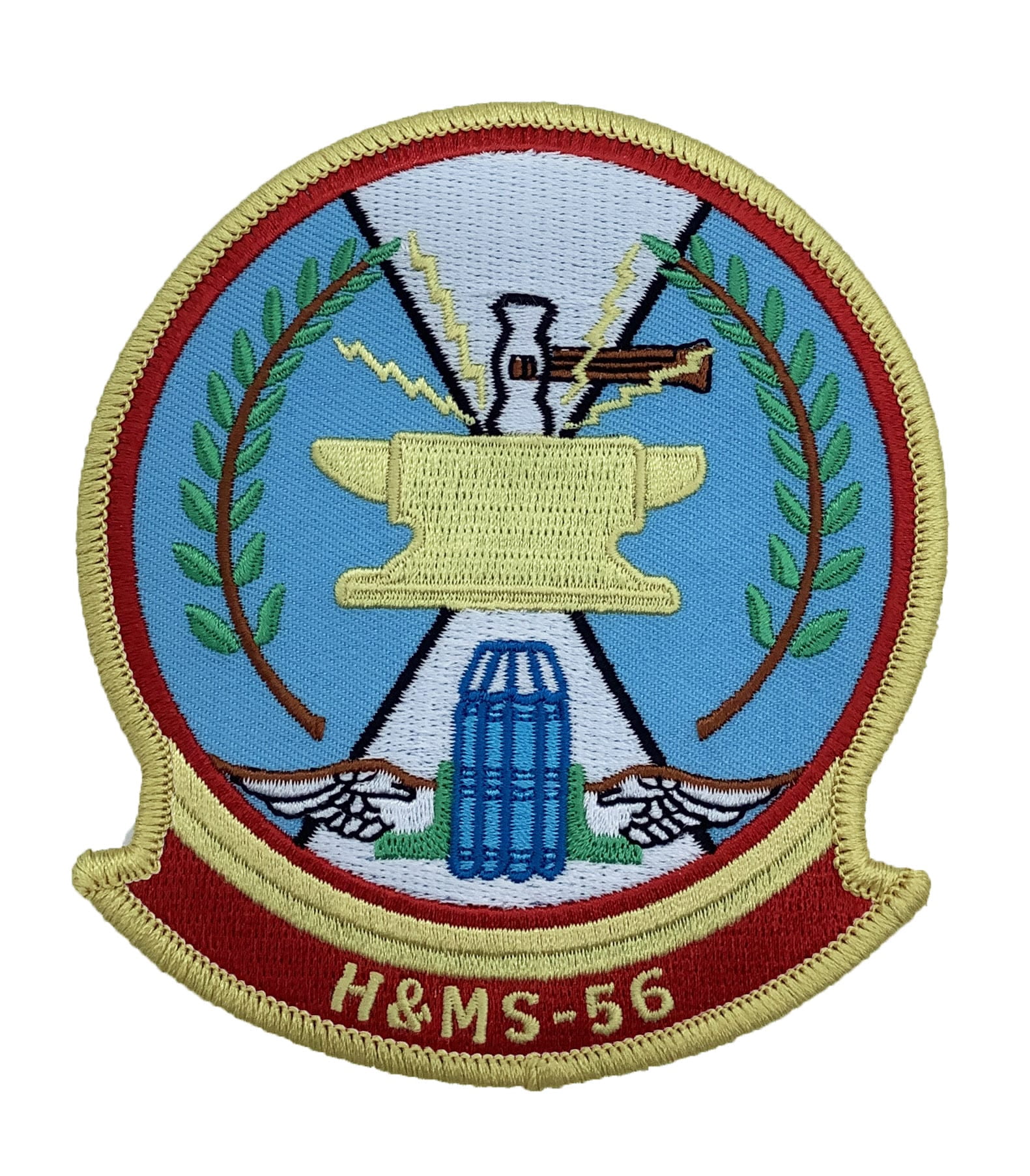 Marine Corps HMS 56 Patch - Plastic Backing - Walmart.com