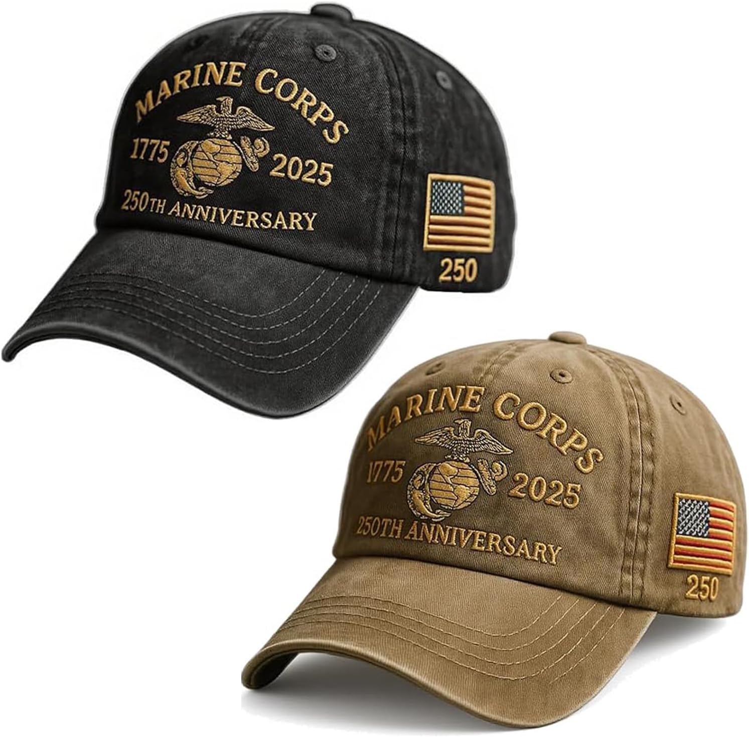 Marine Corps Hat Men Women 250th Anniversary Hats Baseball Cap ...