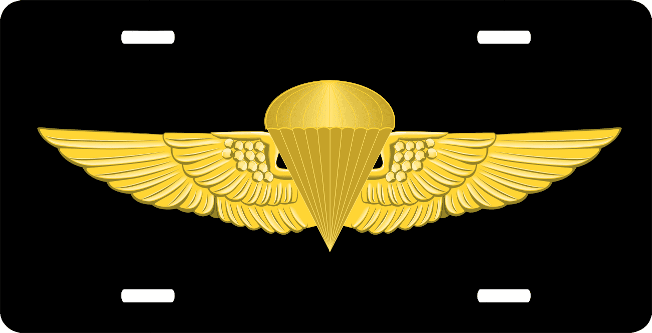 Marine Corps Jump Wings Military License Plate - Walmart.com
