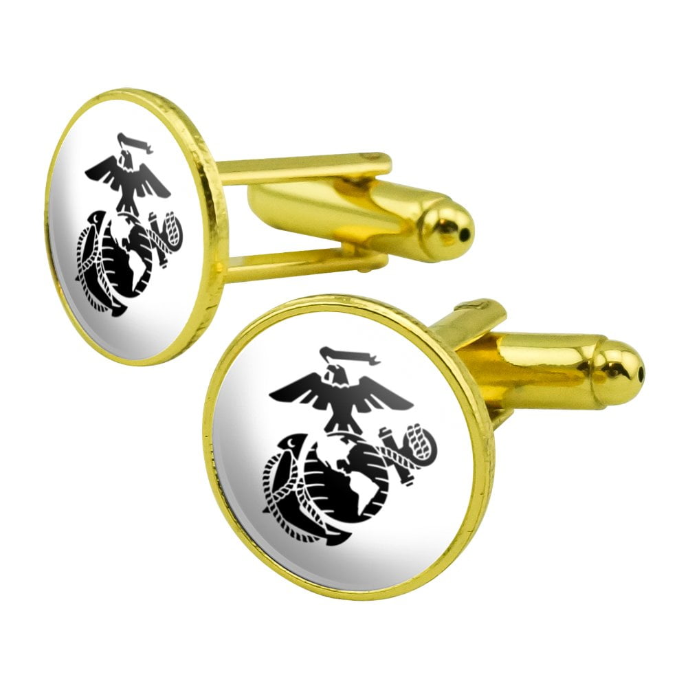 Marine Corps USMC Black on White Eagle Globe Anchor Officially Licensed ...