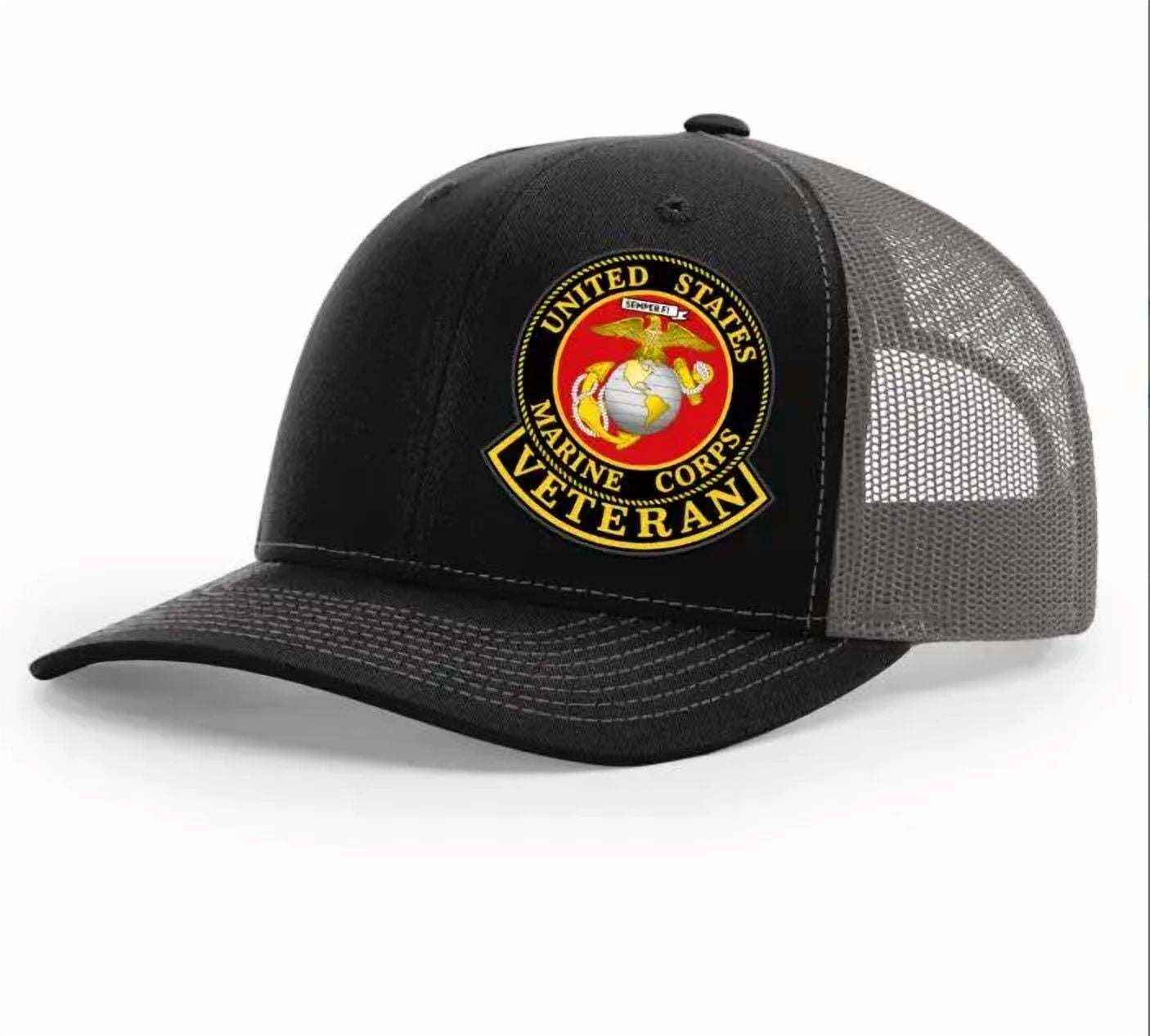 Marine Corps Veteran Snapback Hat, United States Military Cap ...