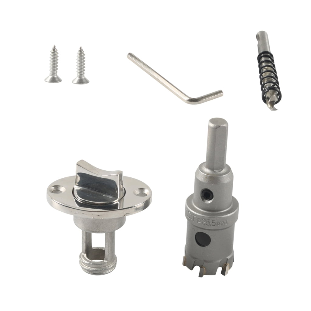 Marine Drain Plug Stainless Steel Boat Drain Plug Kit Oval Garboard ...