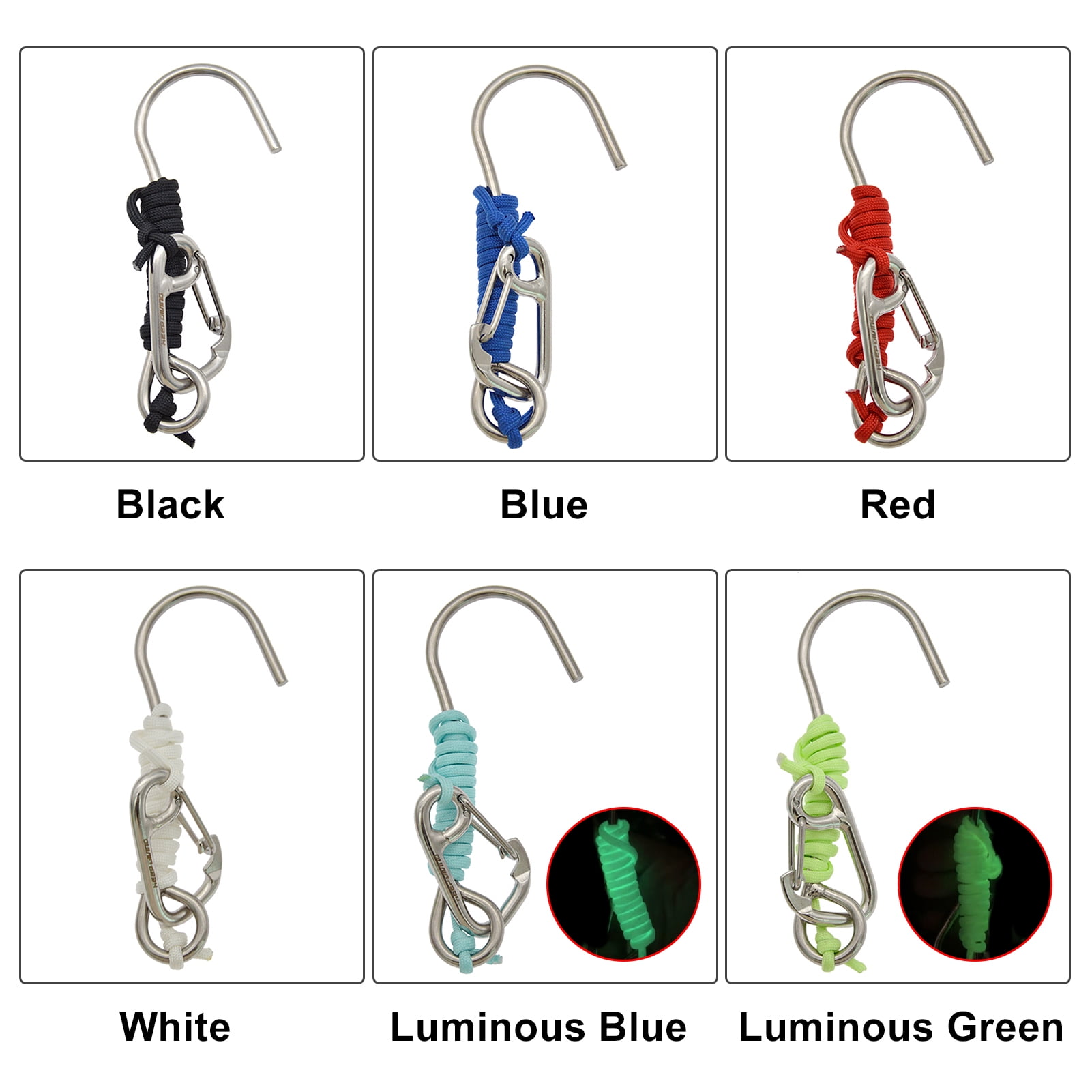 Marine Drift Hook Diving 316 Stainless Steel Drift Hook With Rope ...