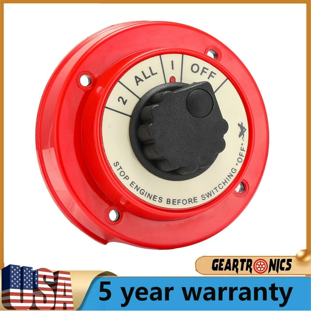 Marine Dual Battery Switch Boat Disconnect Selector 8501DP For Car RV ...