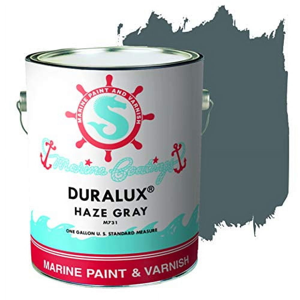 Marine Enamel, Haze Gray, 1 Gallon, Topside Paint for Boats and Other ...