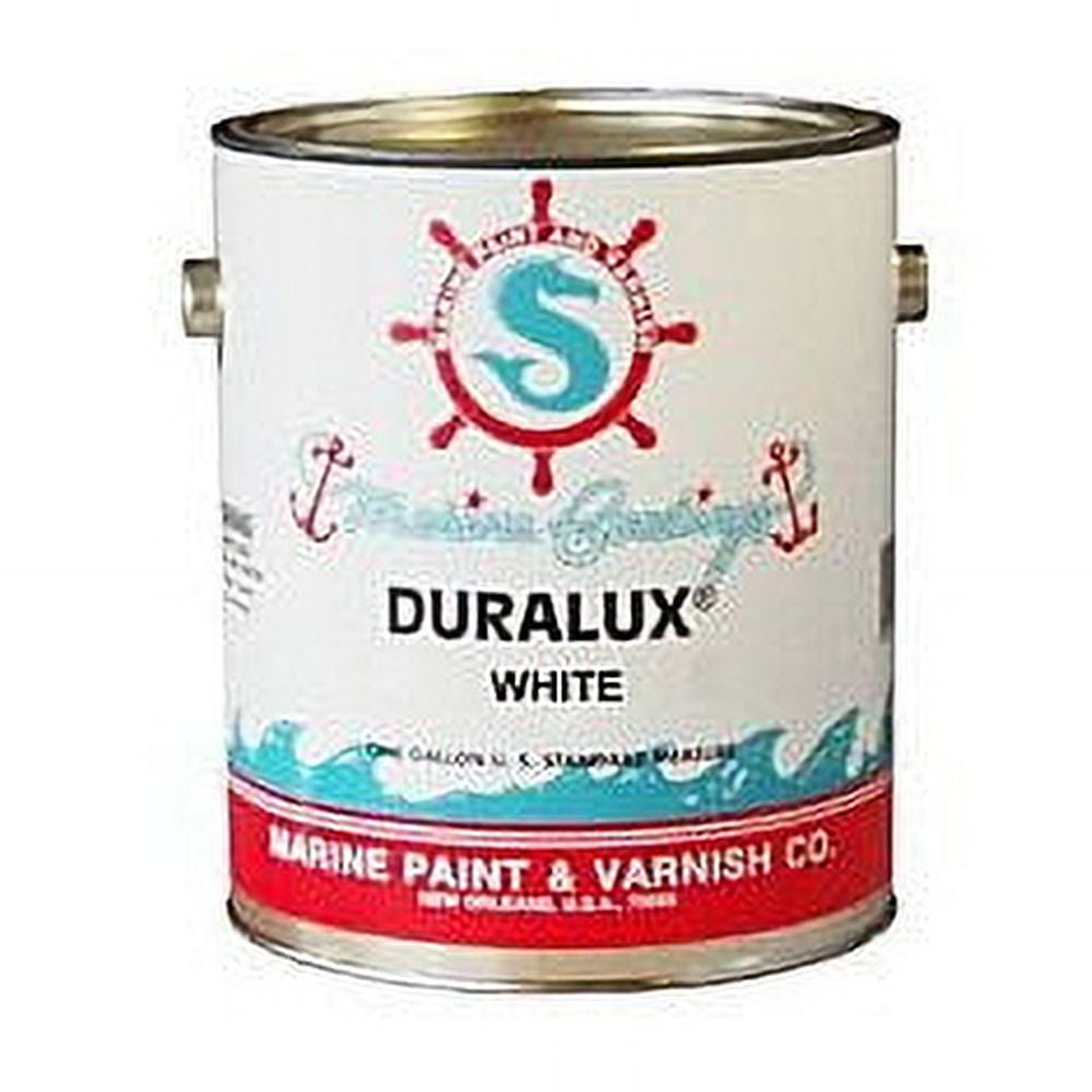 Marine Enamel, White, 1 Gallon, Topside Paint for Boats and Other ...