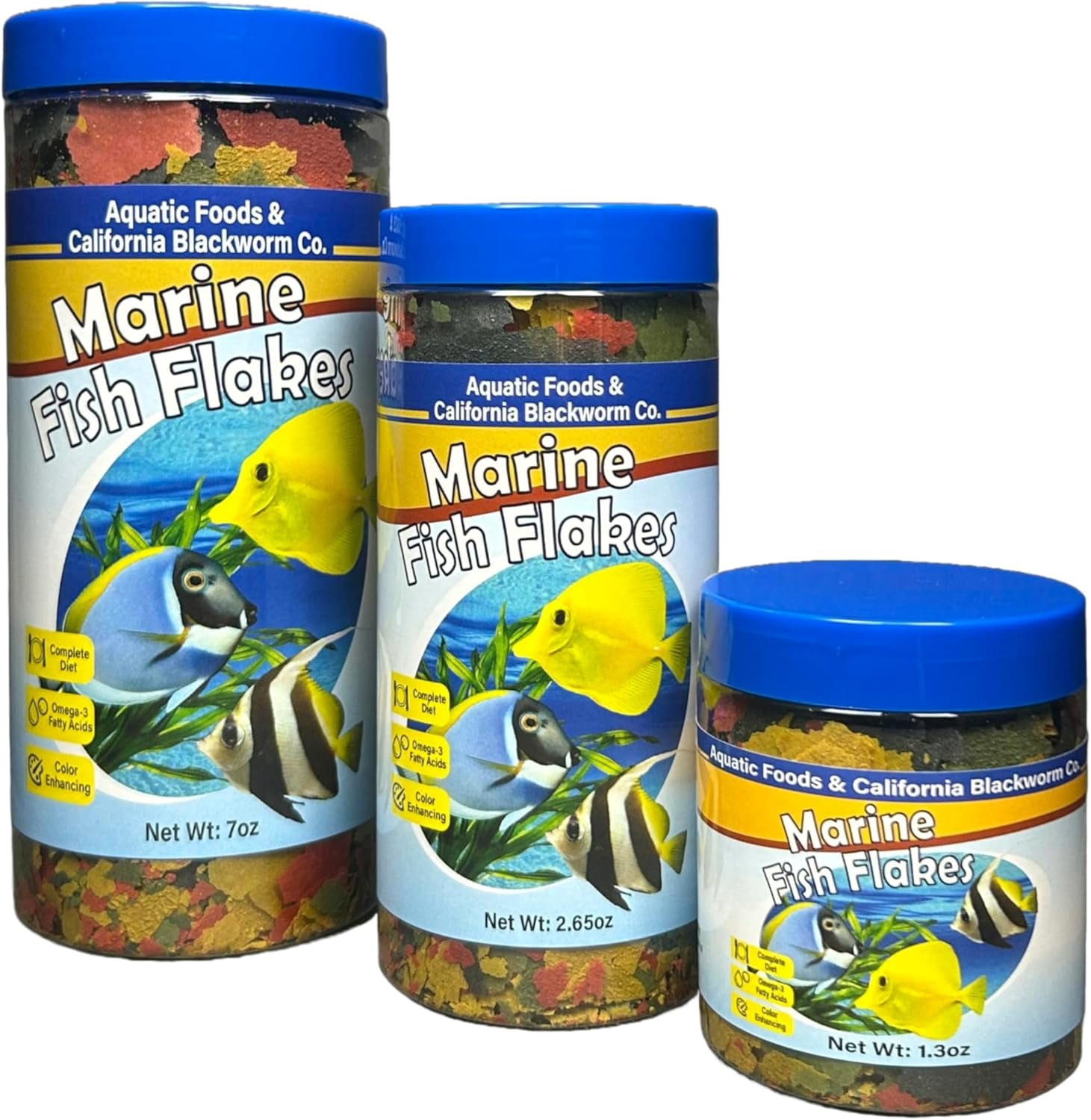 Marine Fish Premium Flakes with Algae/Seaweed/Nori for Clown Fish ...