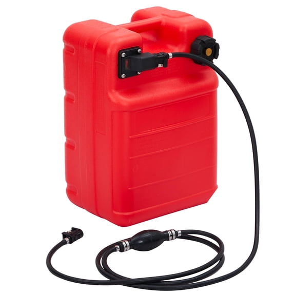 Marine Fuel Tank, 6-Gallon Outboard Marine Portable Fuel Tank with Fuel ...