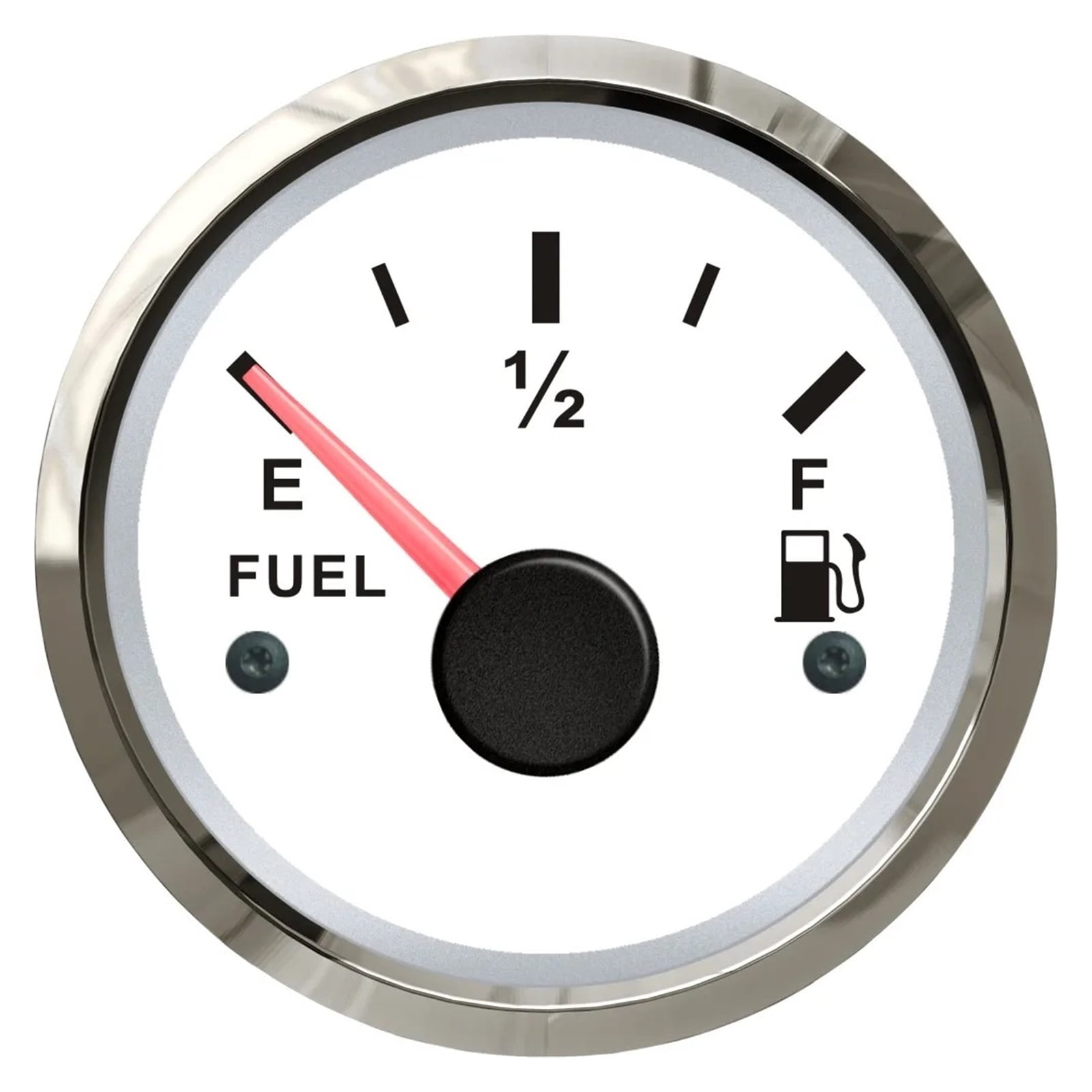 Marine Fuel Tank Gauge Boat Oil Tank Level Indicator 12/24V 52mm 0 ...