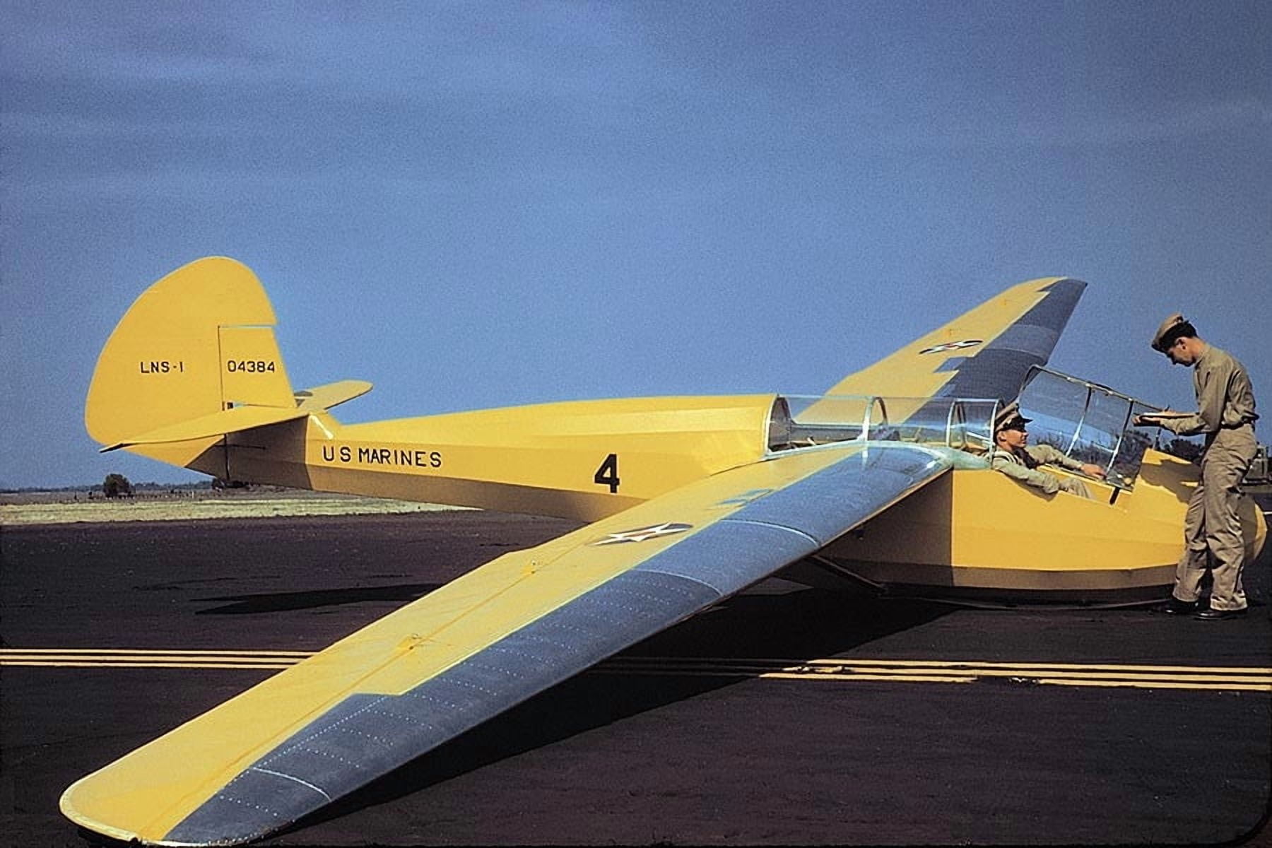 Marine Glider Aircraft Training Page Field - 20x30 Inch Laminated ...