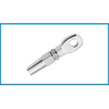 Marine Grade 316 Stainless Steel 6mm Swageless Eye Terminal Wire Cable ...