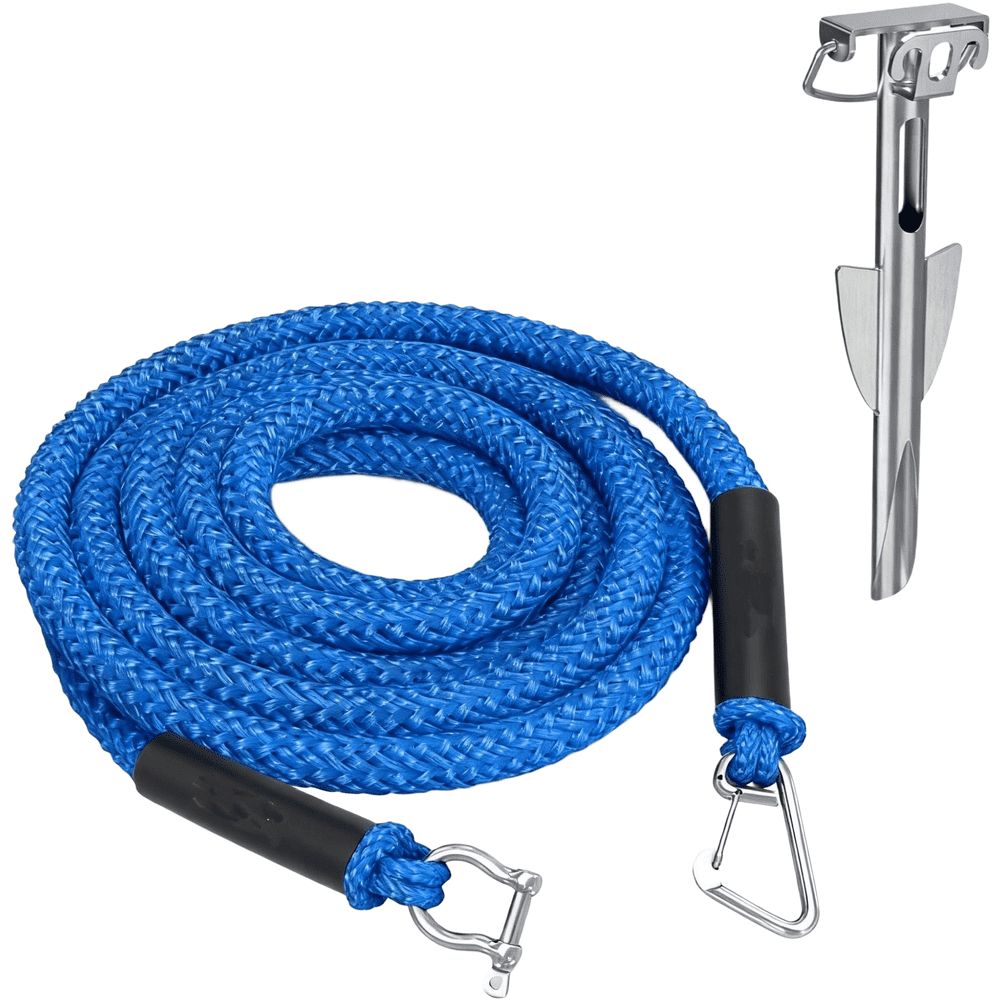 Marine Grade Bungee Anchor Line Shock Absorbing Mooring Rope ...