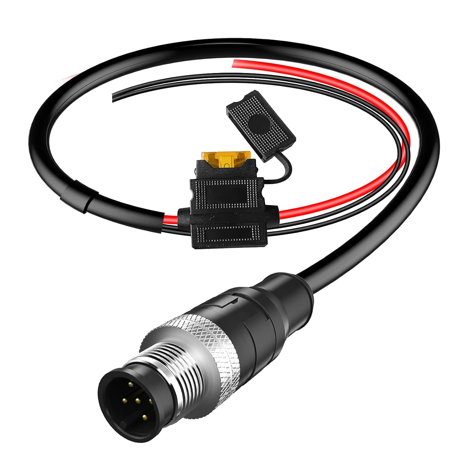 Marine Grade Products NMEA 2000 Male Connector Power Cable with Fuse ...