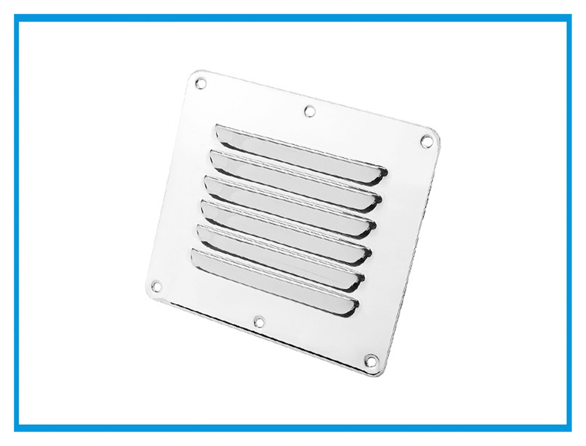 Marine Grade Stainless Steel 316 Boat Marine Square Air Vent Louver ...