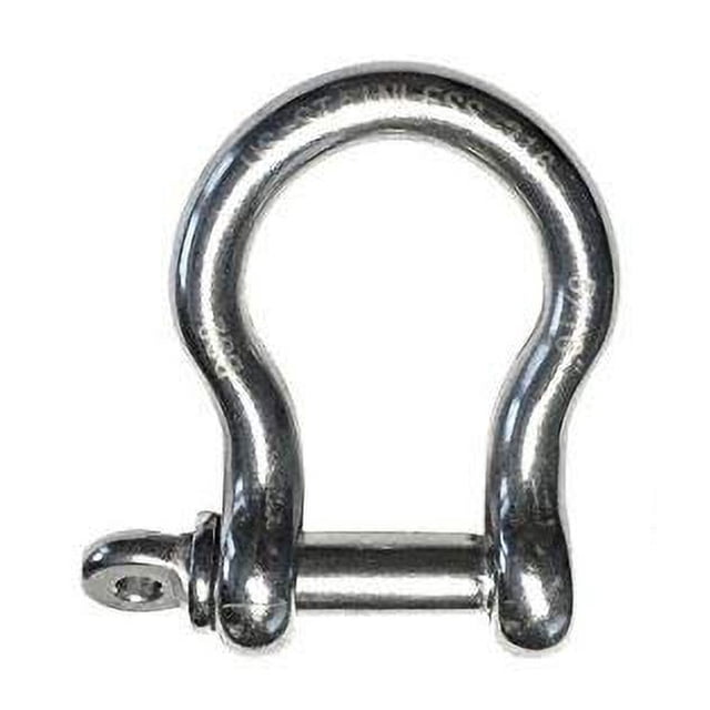 Marine Grade Stainless Steel 316 Bow Shackle with Locking Pin (5/16 ...