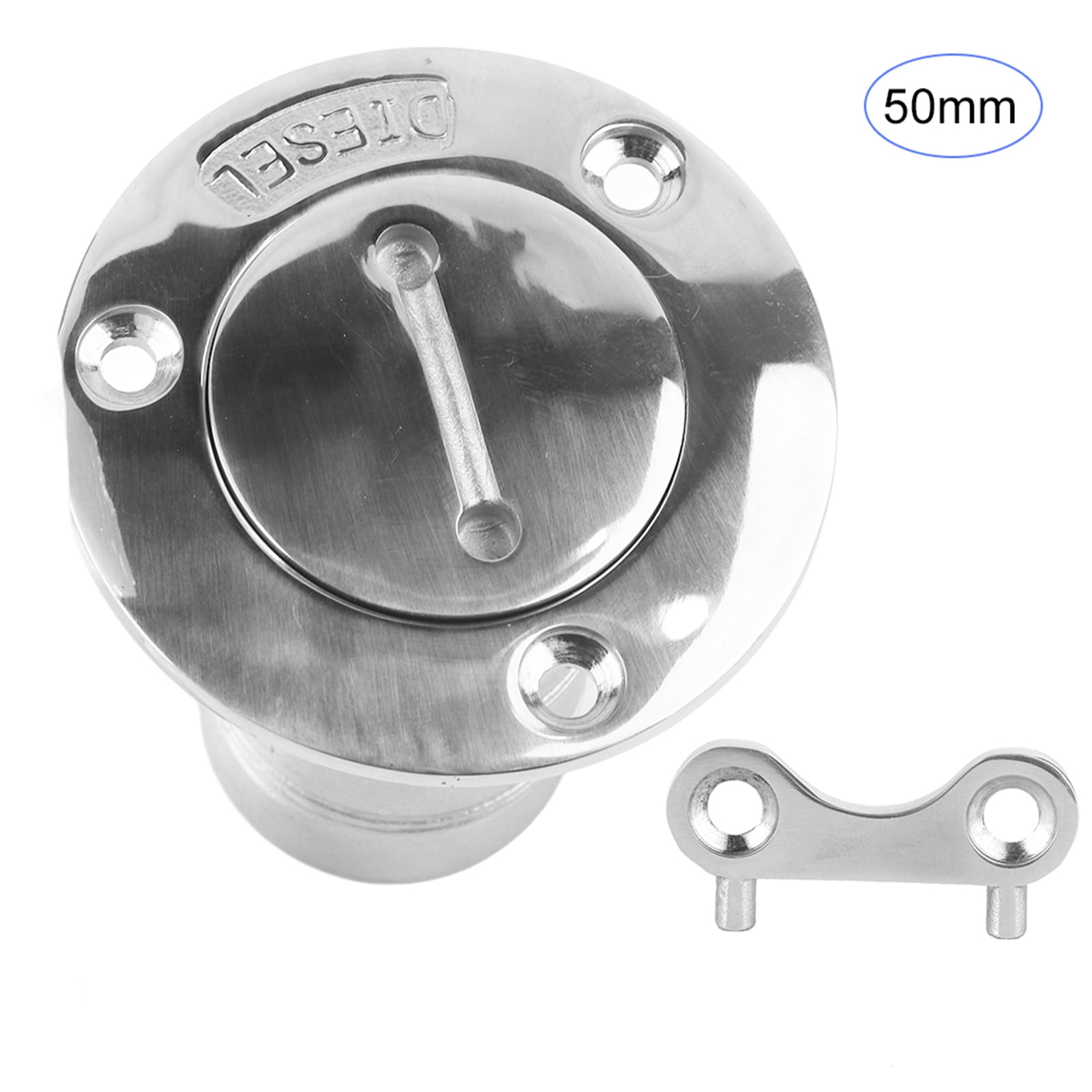 Marine Grade Stainless Steel Fuel Tank Filler, 50mm/2in Oil & Water ...