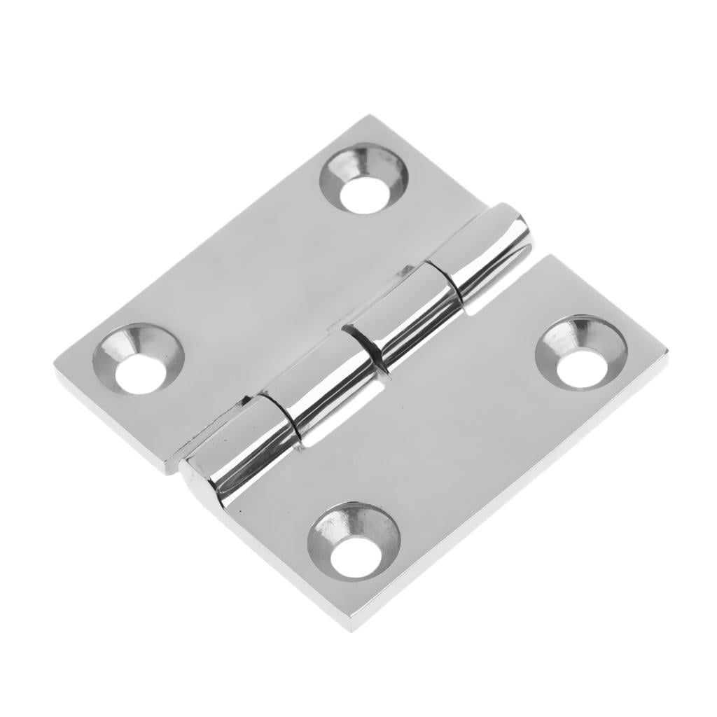 Marine Grade Stainless Steel Polished Door Hinge Locker Hinges 2 x 2 ...