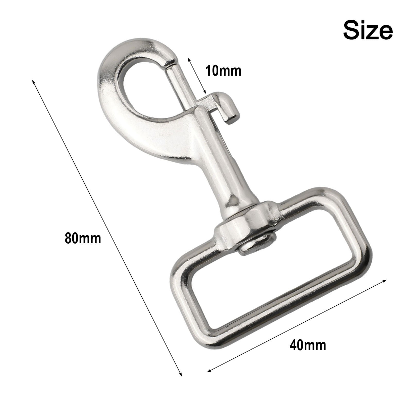 Marine Grade Stainless Steel Swivel Eye Bolt Snap Hook Perfect For ...