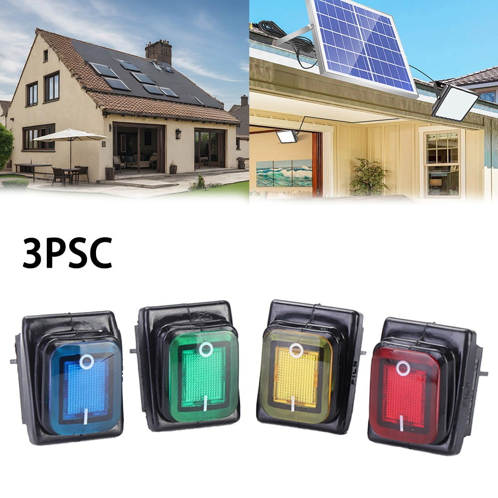 Marine Grade Waterproof Rocker Switch 4P 30A For Vehicles And For Boats ...