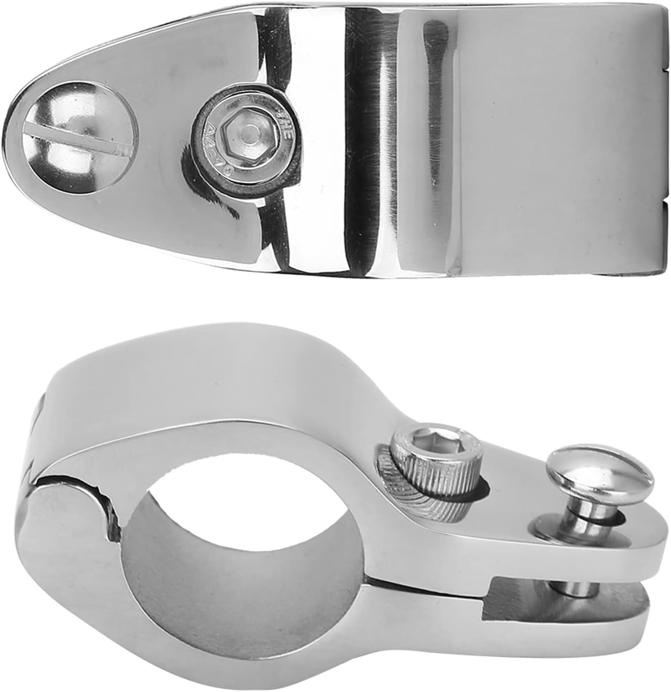 Marine Jaw Slide 2pcs Stainless Steel Boat Hinged Upper Jaw Slide ...