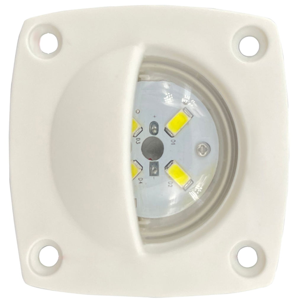 Marine LED Aisle Light, Quick Install Lamp with 4 Bright LEDs for Decks ...