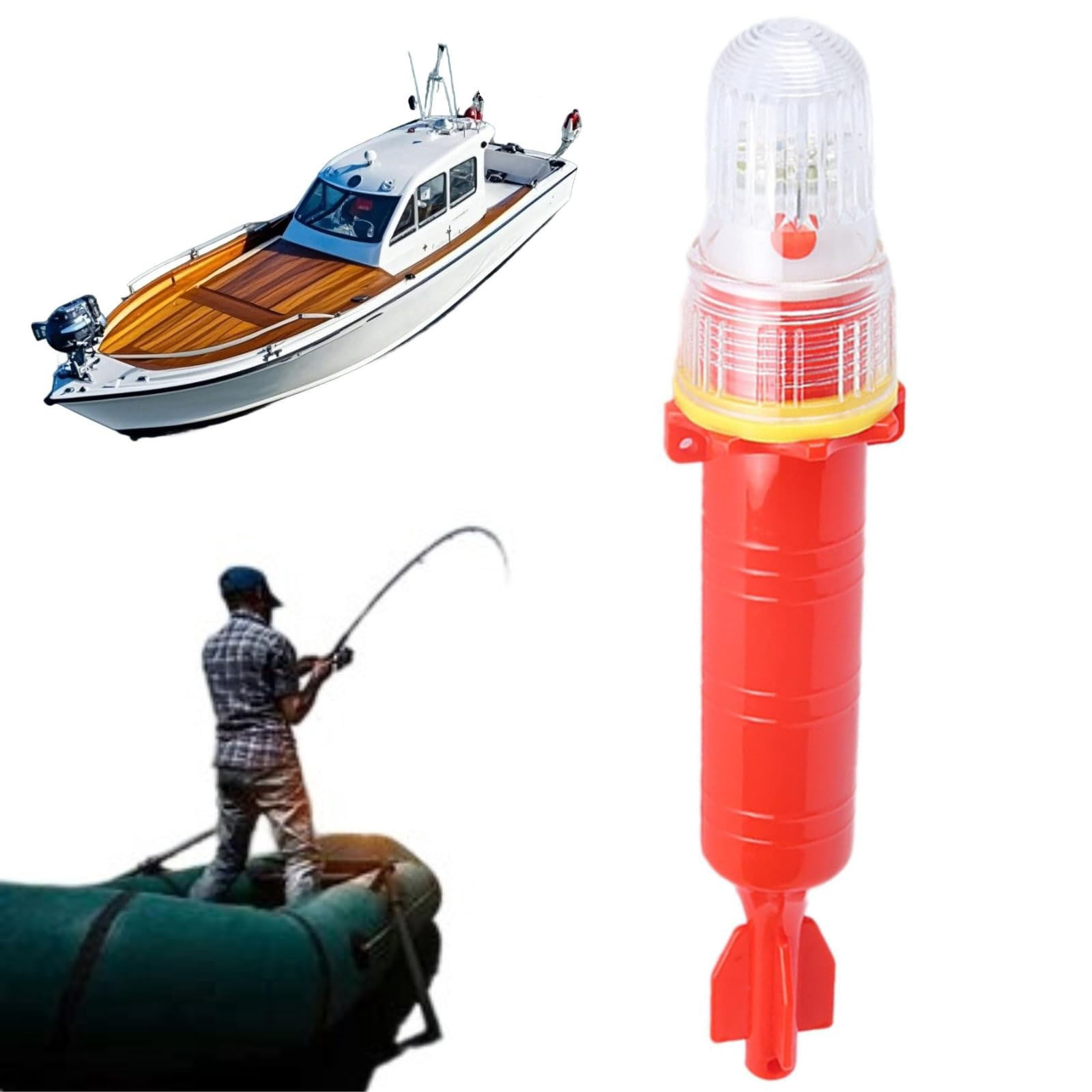Marine Led Fishing Light, Remote - Controlled Fishing Net Marker Light ...