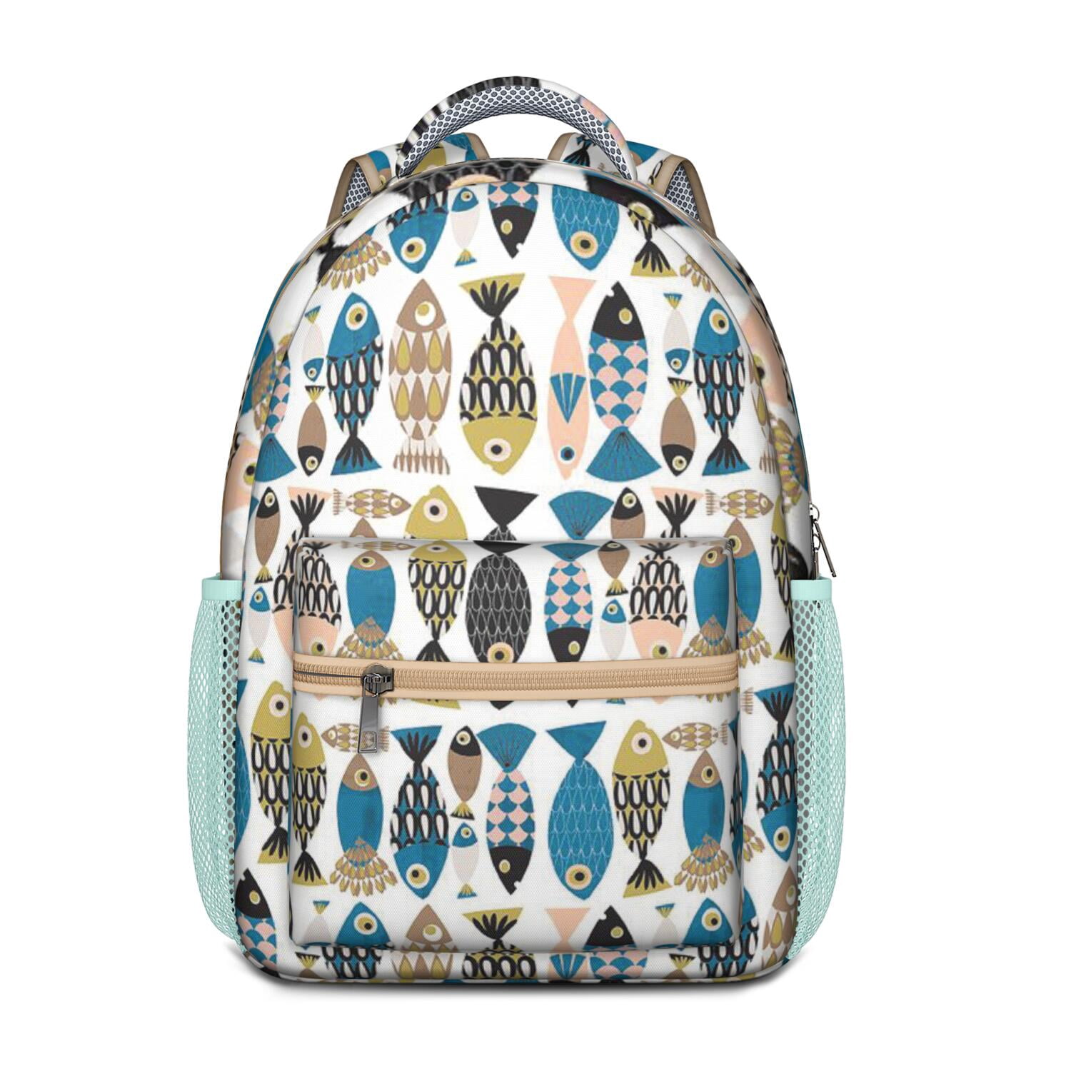 Marine Life Design Waterproof School Backpack - Ergonomic & Breathable ...