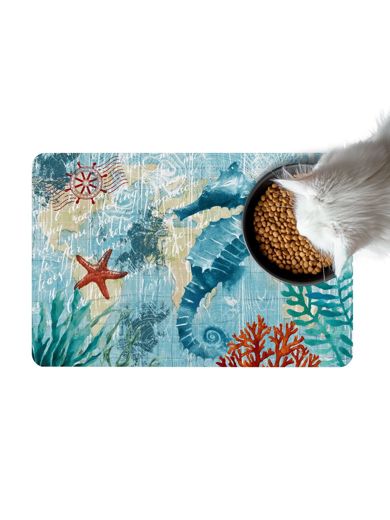 Marine Life Doormat Non Slip Diatomaceous Earth Door Mat Absorbent ...