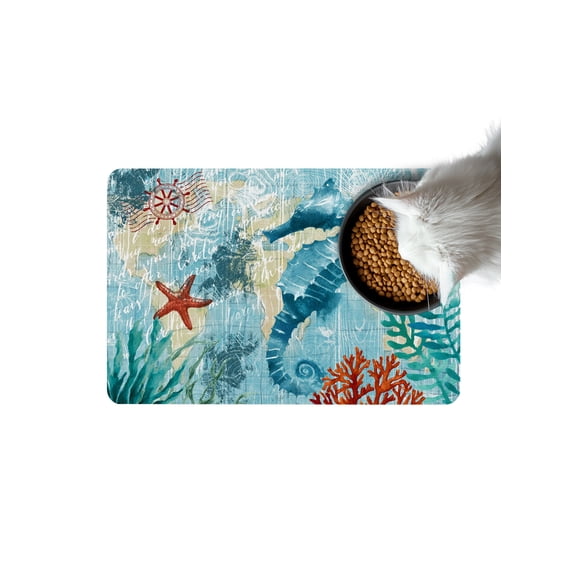 Marine Life Doormat Non Slip Diatomaceous Earth Door Mat Absorbent ...