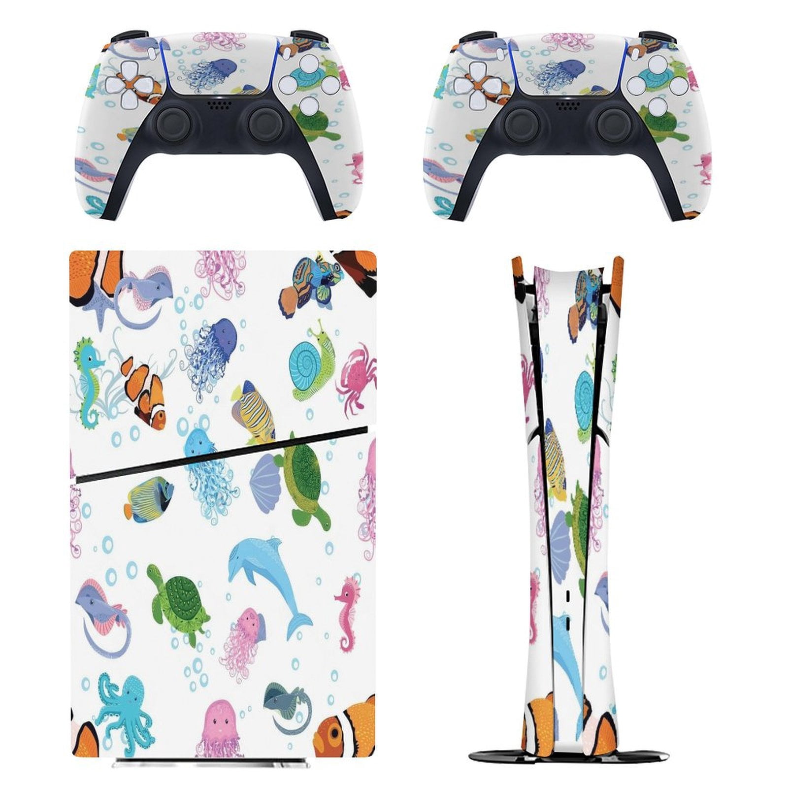 Marine Life, Fish, Animals Bright PS5/PS5 Pro/PS5 Slim Digital Disc ...