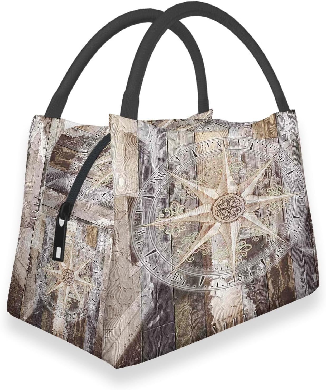 Marine Life Lunch Box Reusable Lunch Bag,Navy Sea Life Yacht Theme ...