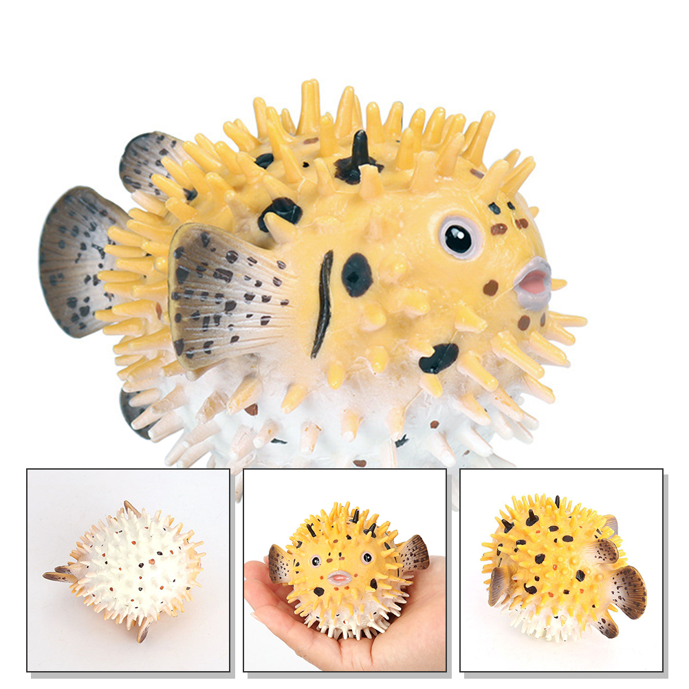 Marine Life Model, Simulated Ocean Animal-shaped Model Porcupine Fish ...