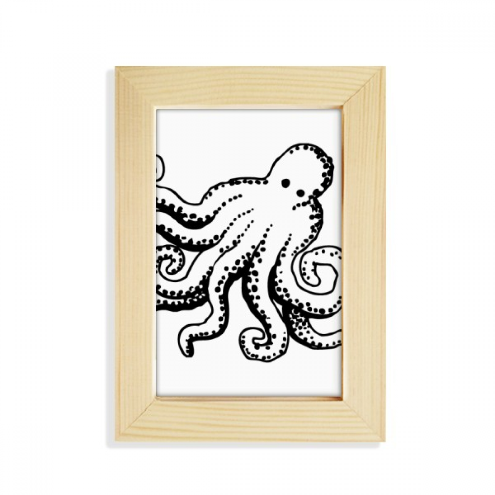Marine Life Octopus Cartoon Illustration Desktop Display Photo Frame ...