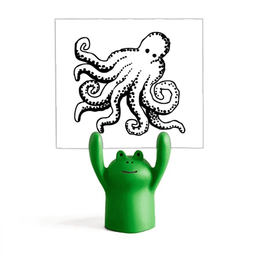 Marine Life Octopus Cartoon Illustration Memo Holder Cartoon Animal ...