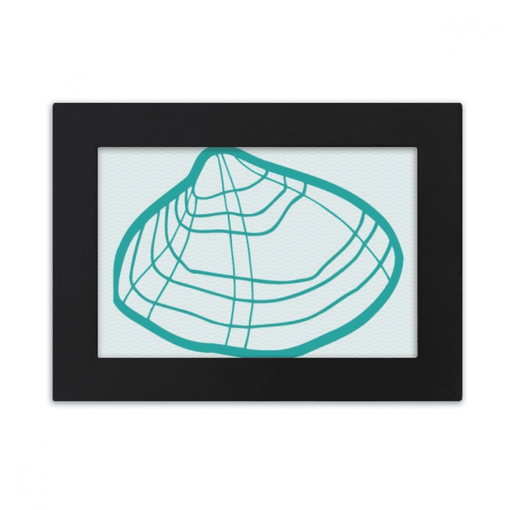 Marine Life Scallop Green Illustration Desktop Photo Frame Ornaments ...