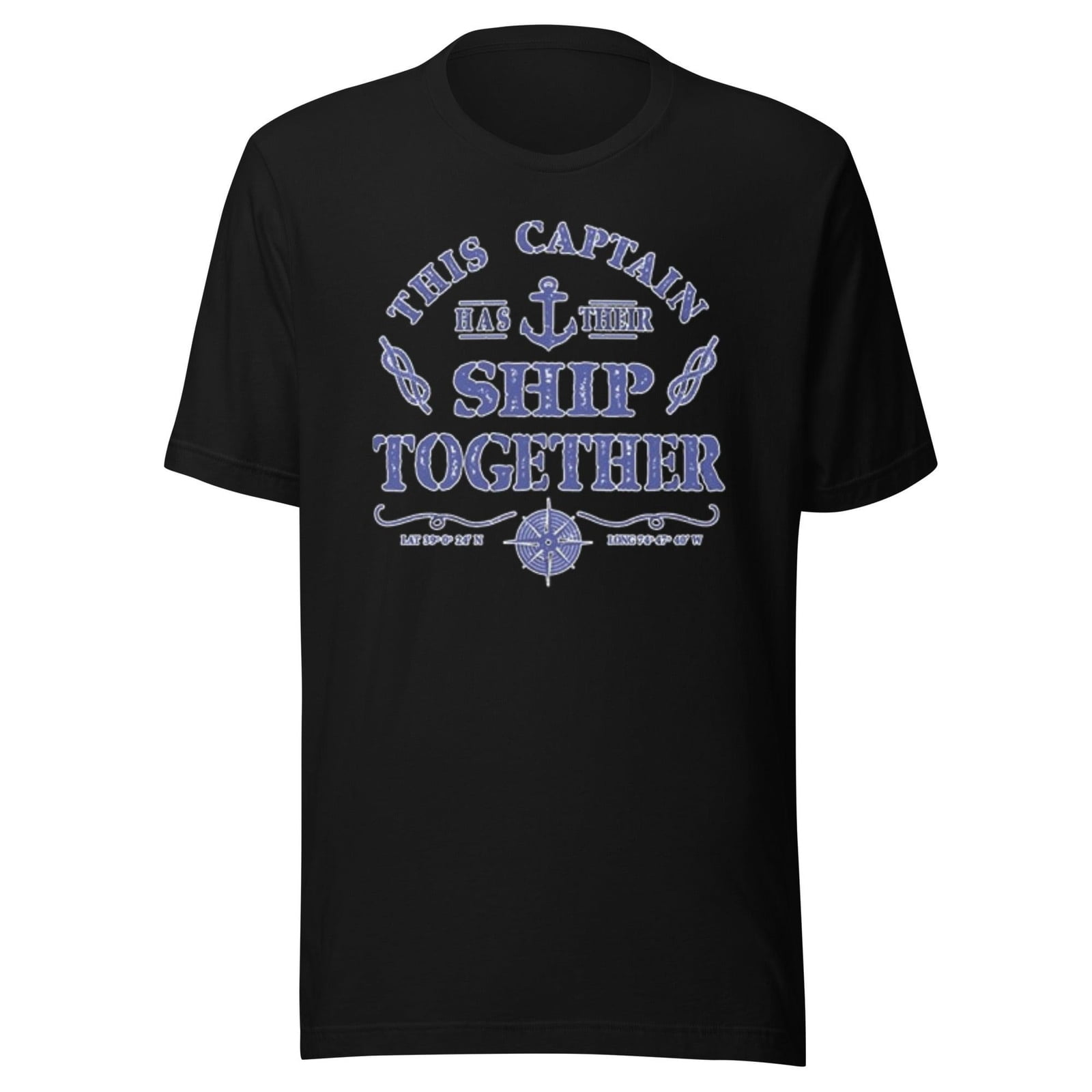Marine Life T-shirt This Captain Has Their Ship Together Short Sleeve ...