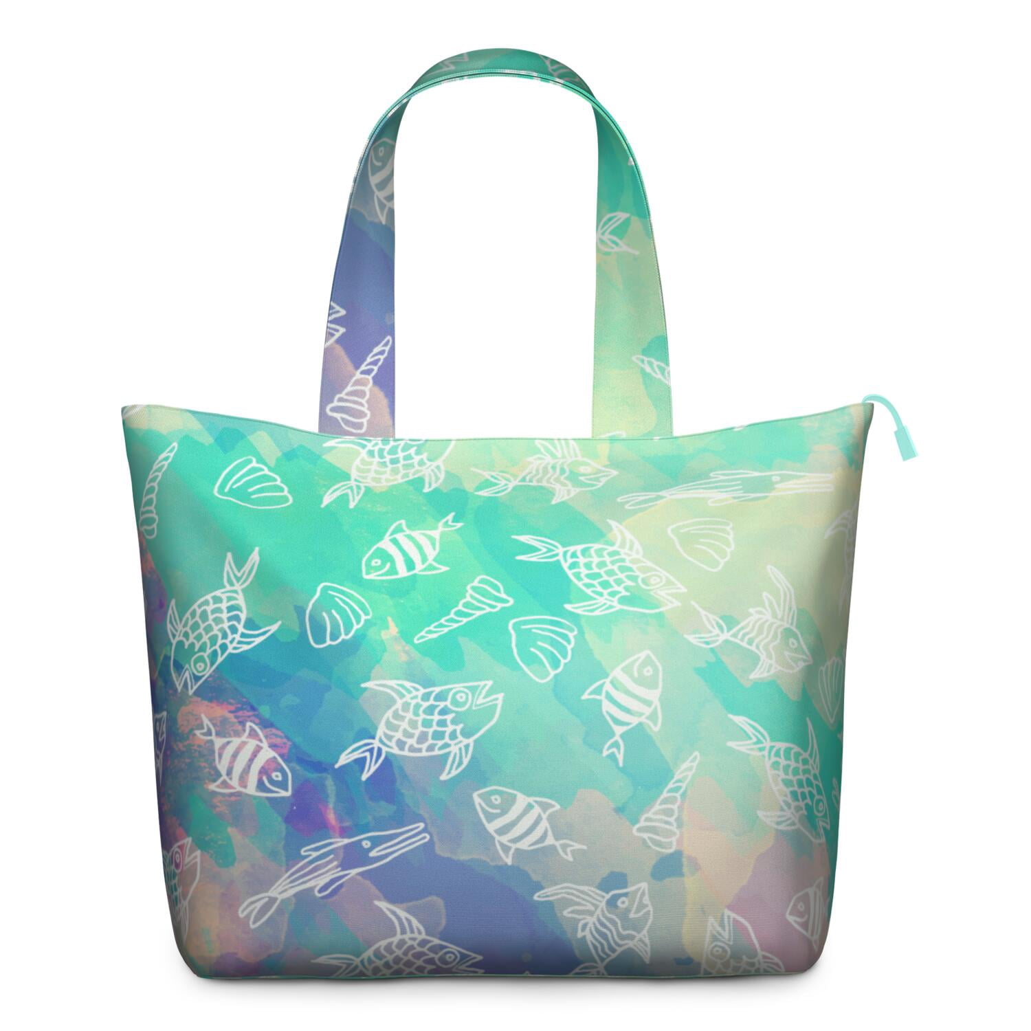 Marine Life Themed Carry-On Tote Bag - Durable, Travel-Friendly with ...