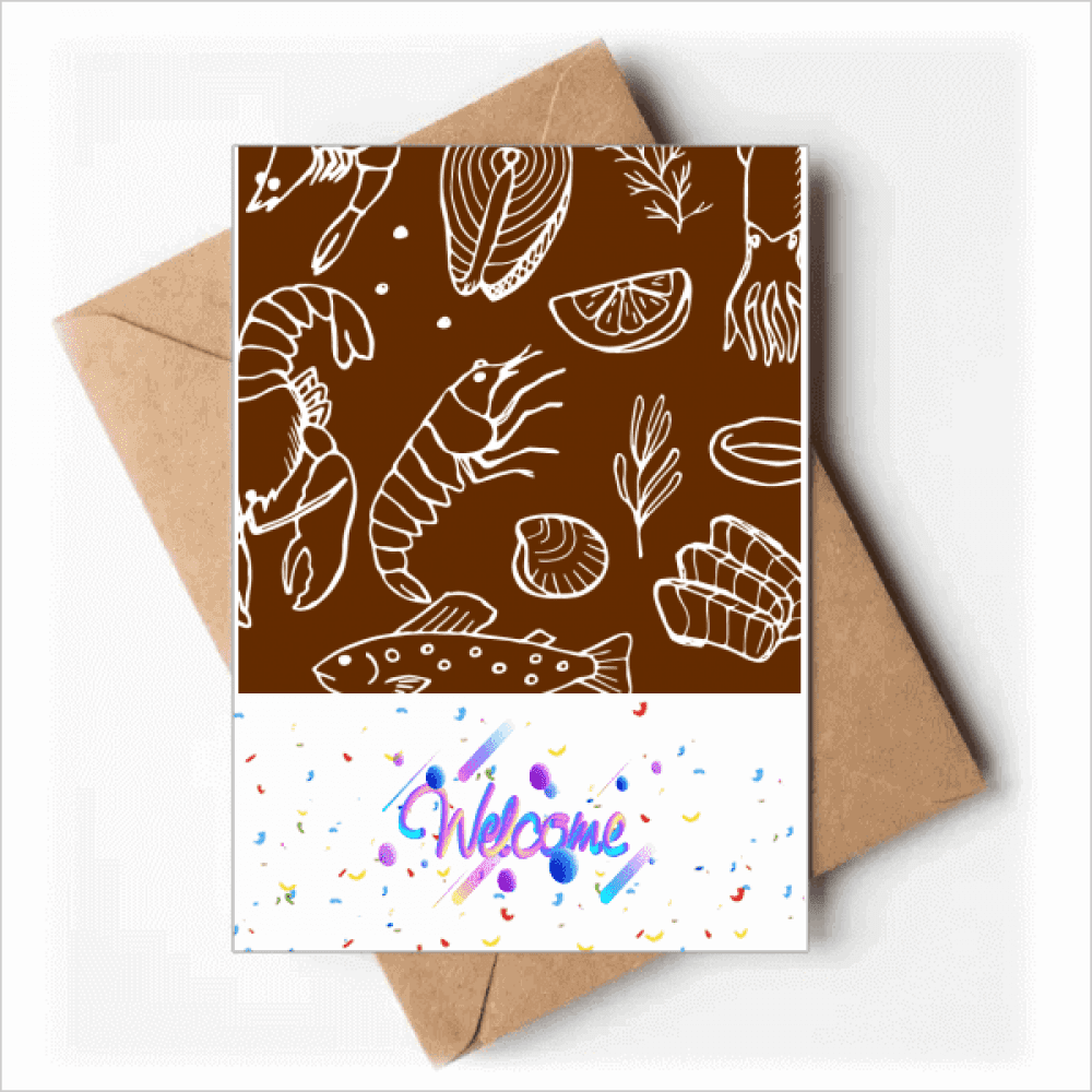 Marine Living s Art Deco Fashion Welcome Back Greeting Cards Envelopes ...