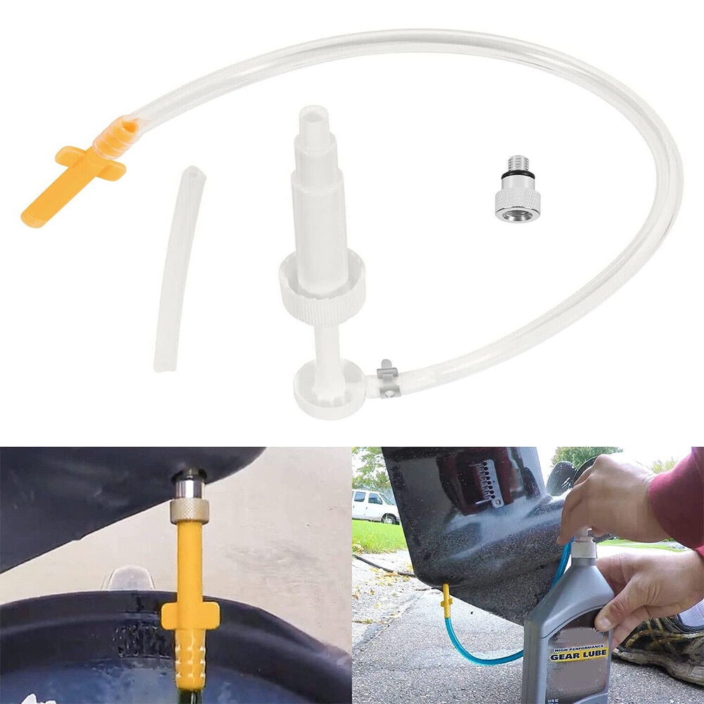 Marine Lower Unit Gear Oil Pump Manual Lube Change Boat Kit For ...