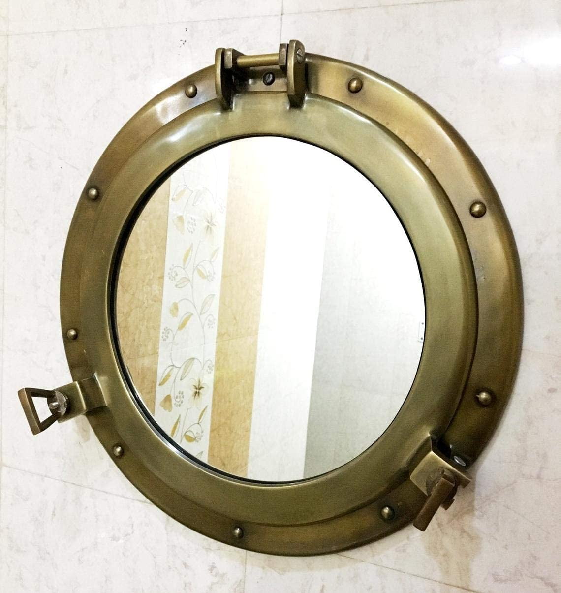 Marine Nautical Store Vintage Style 17" Porthole Round Coastal Wall ...