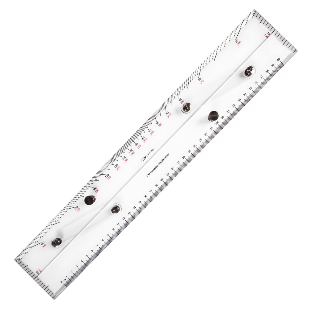 Marine Navigation Parallel Ruler with Clear Scale 45cm Marine Parallel ...