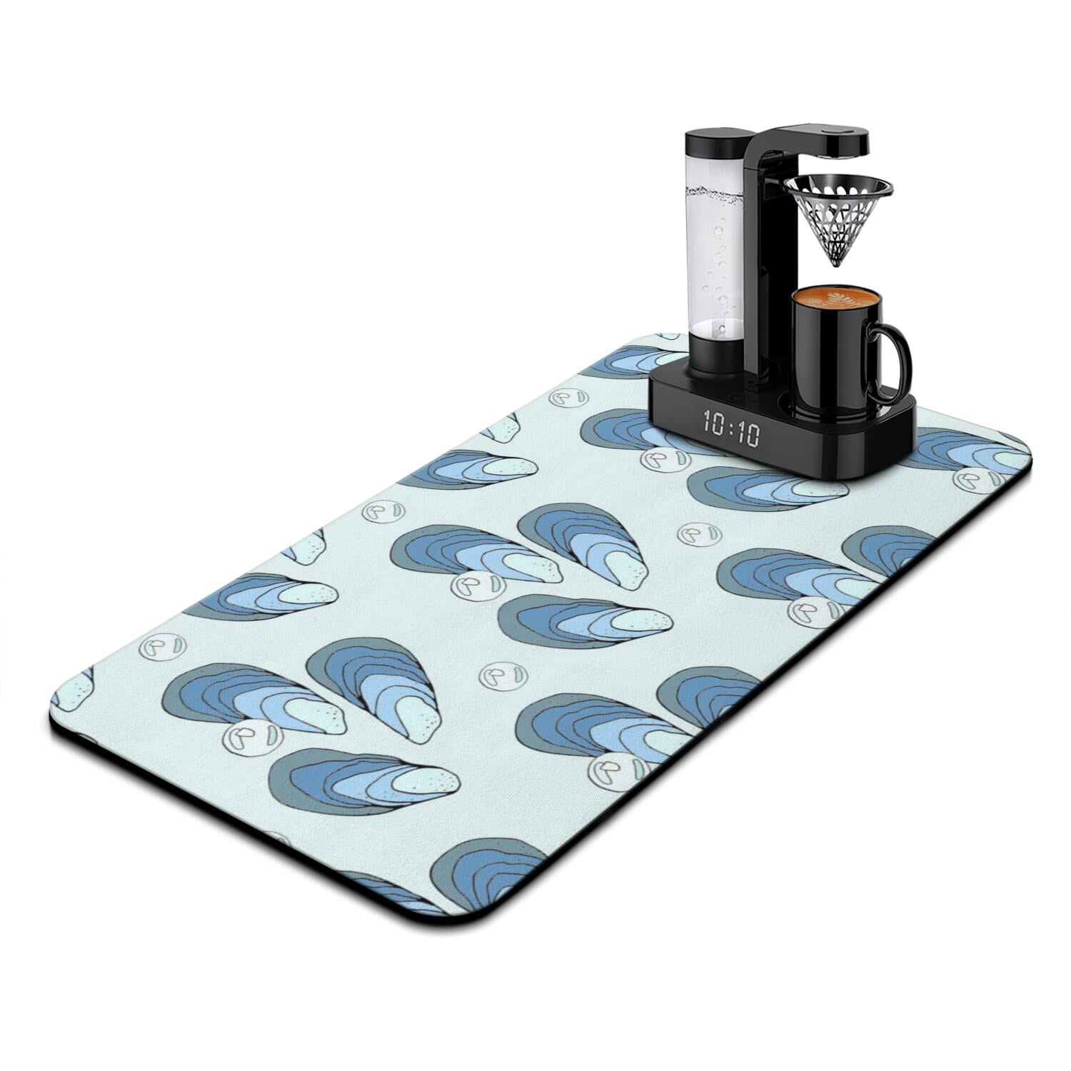 Marine Ocean Coffee Mat with Compass Anchor Boat Theme – Super ...
