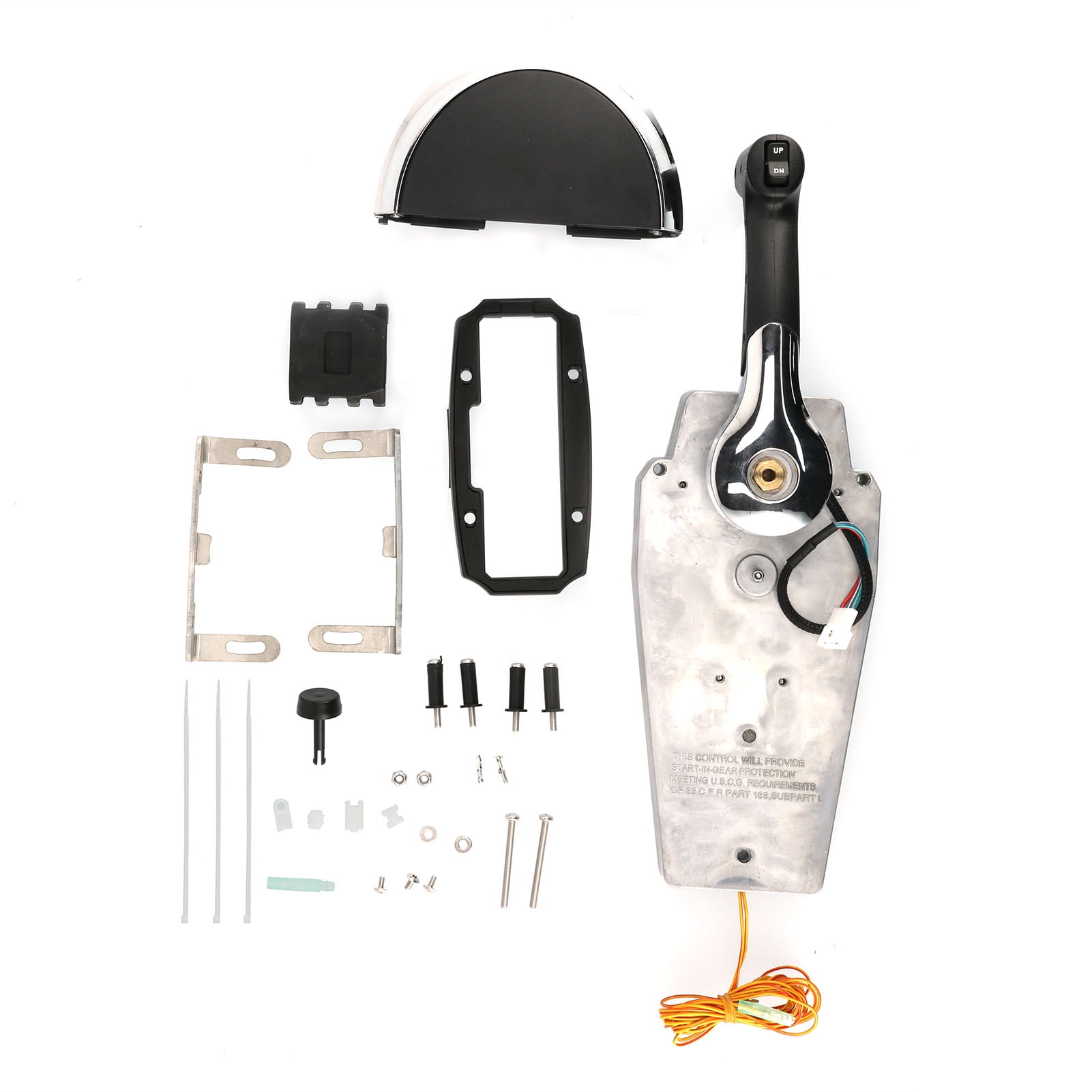 Marine Outboard Mount Control Box Top Single Engine Console Kit ...